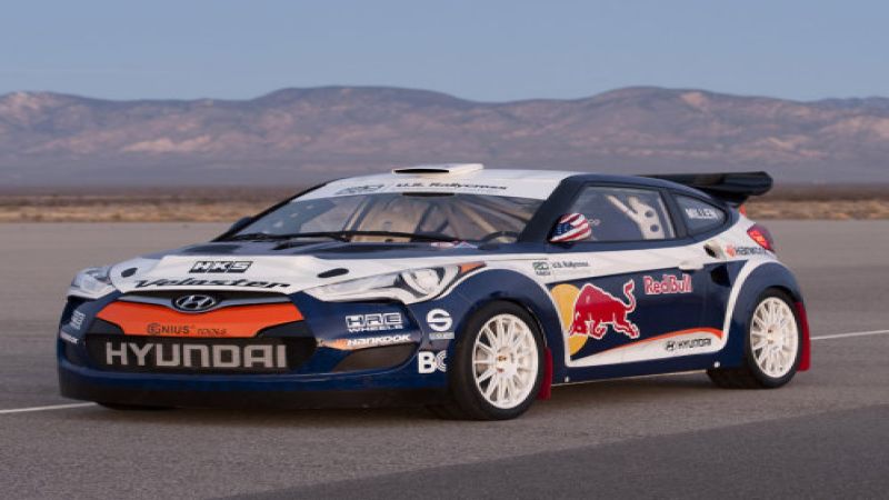 The new Hyundai Veloster rally car makes its 2011 Chicago Auto Show ...